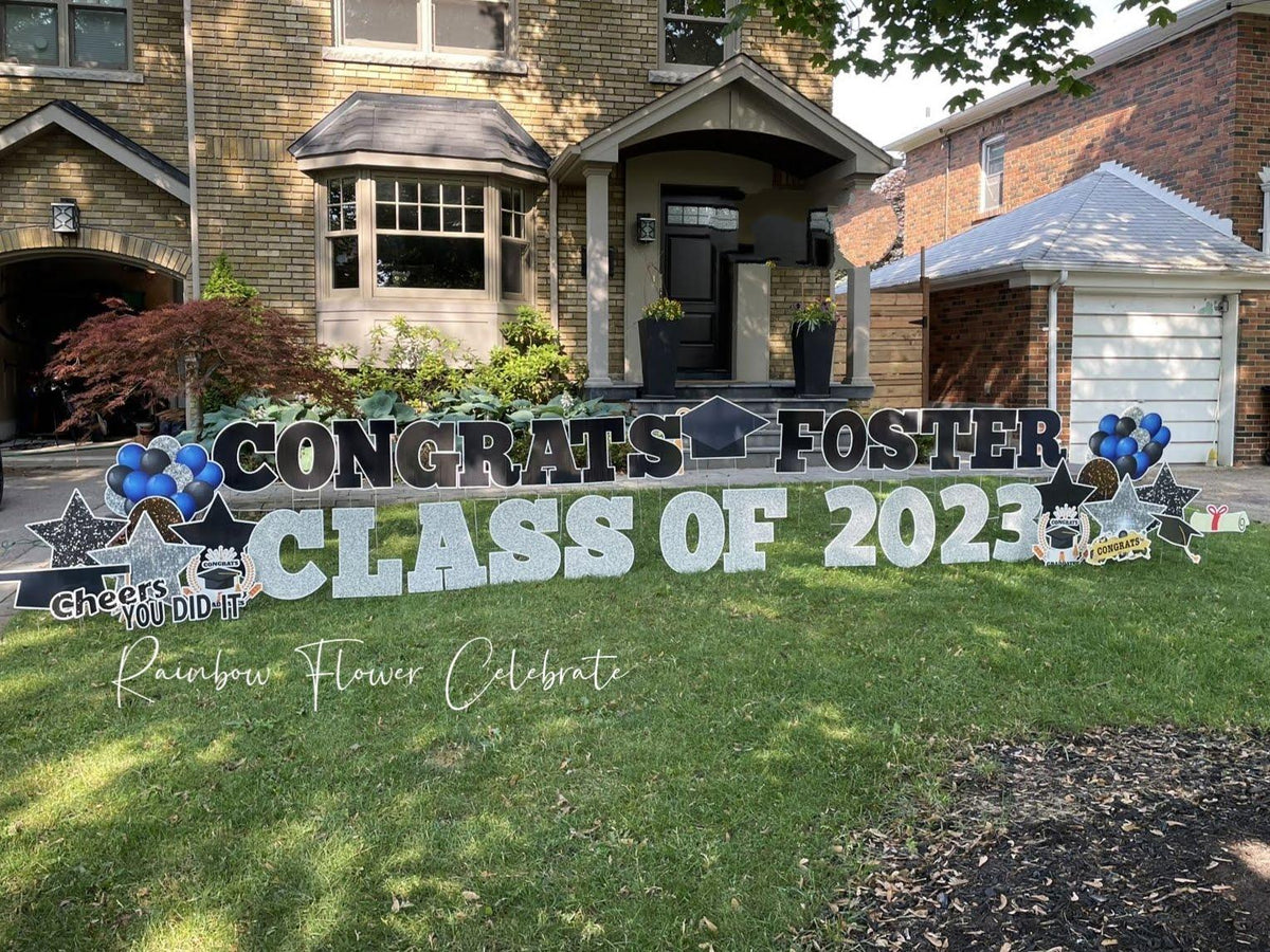 Premium Setup-Graduation Yard Card Greeting