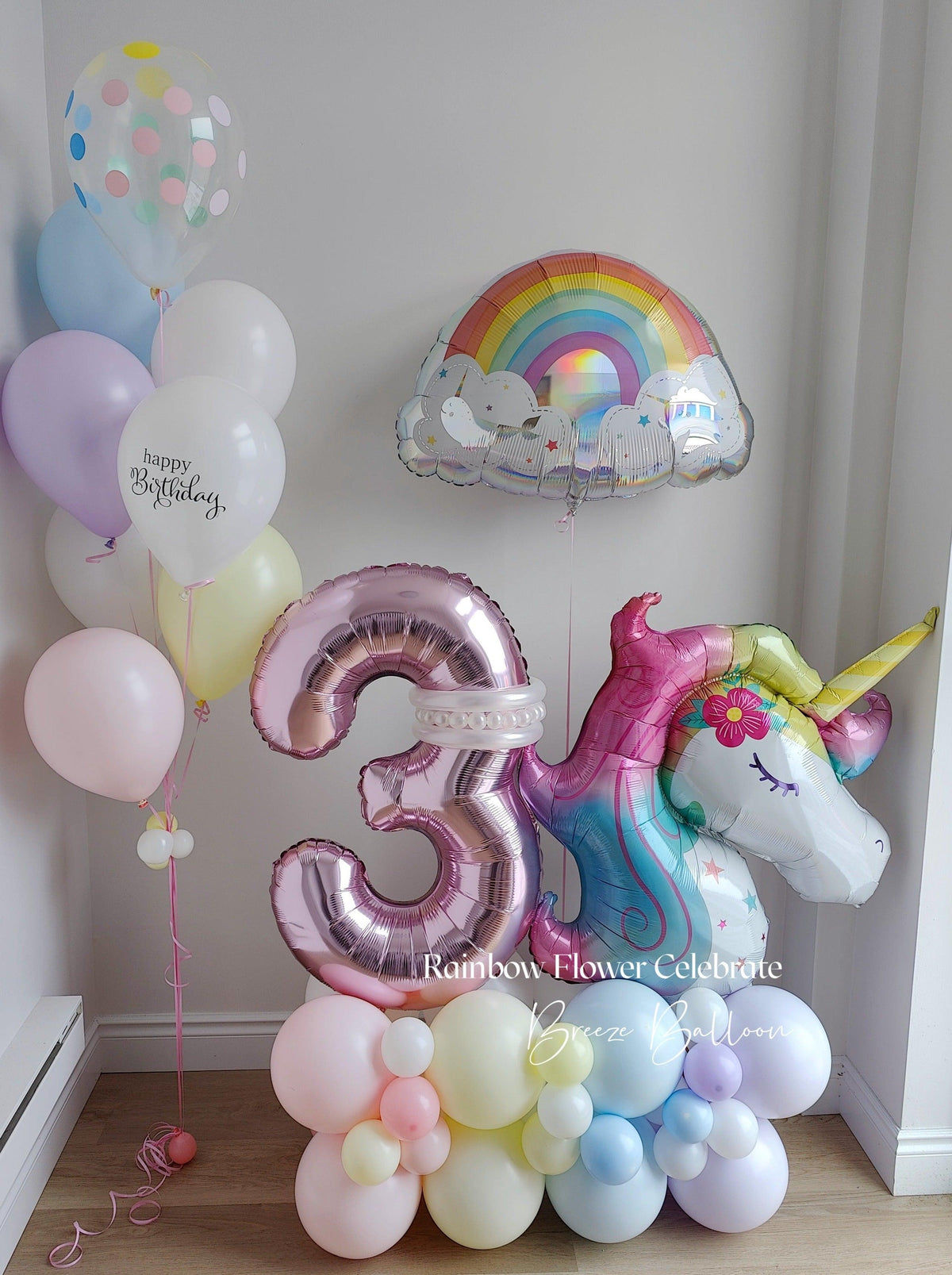 Rainbow Flower Celebrate in Richmond Hill offers premium helium balloon ...