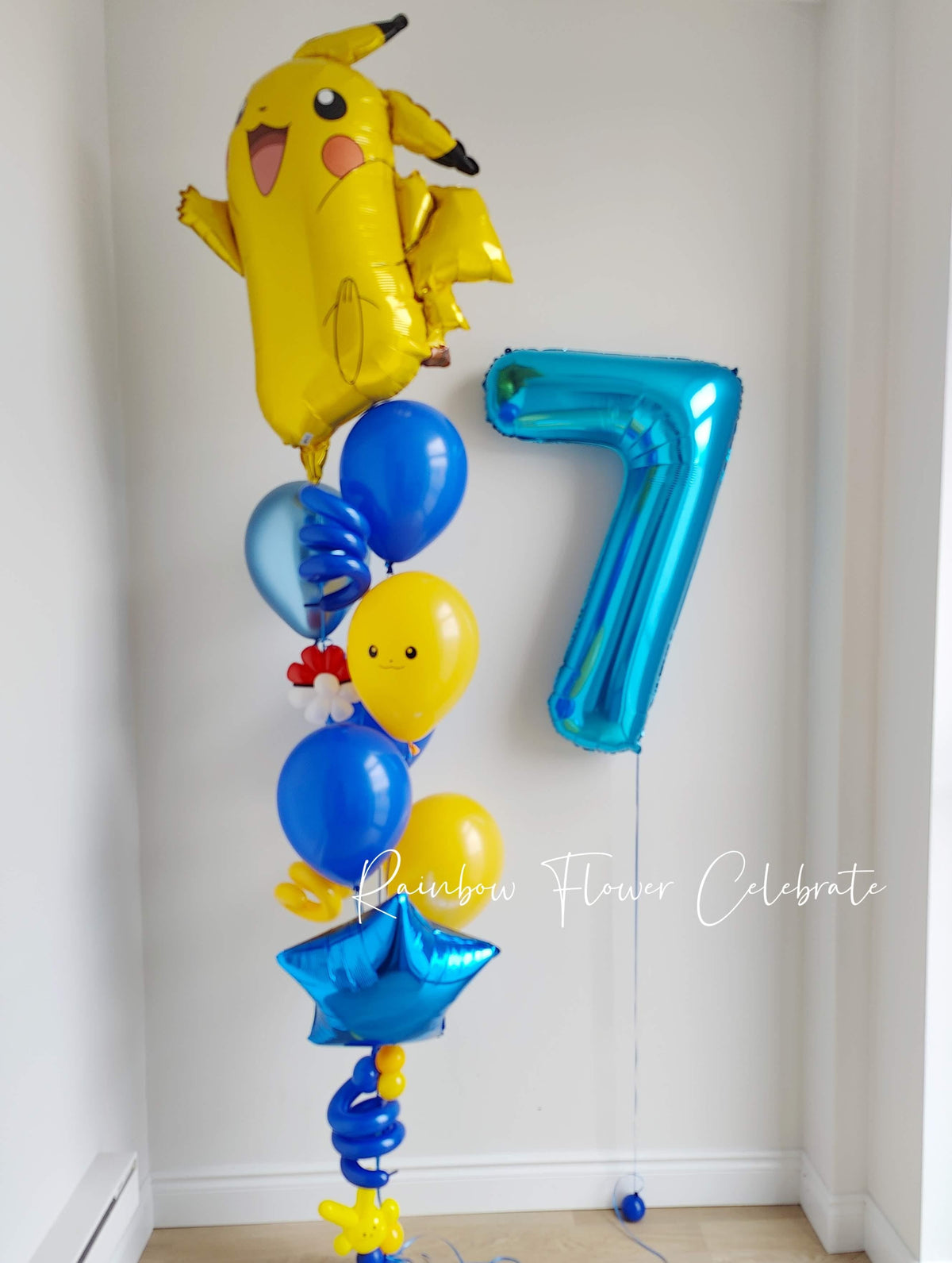 10 Helium Balloon | Helium Stuffed Balloons | Rainbow Flower Celebrate ...