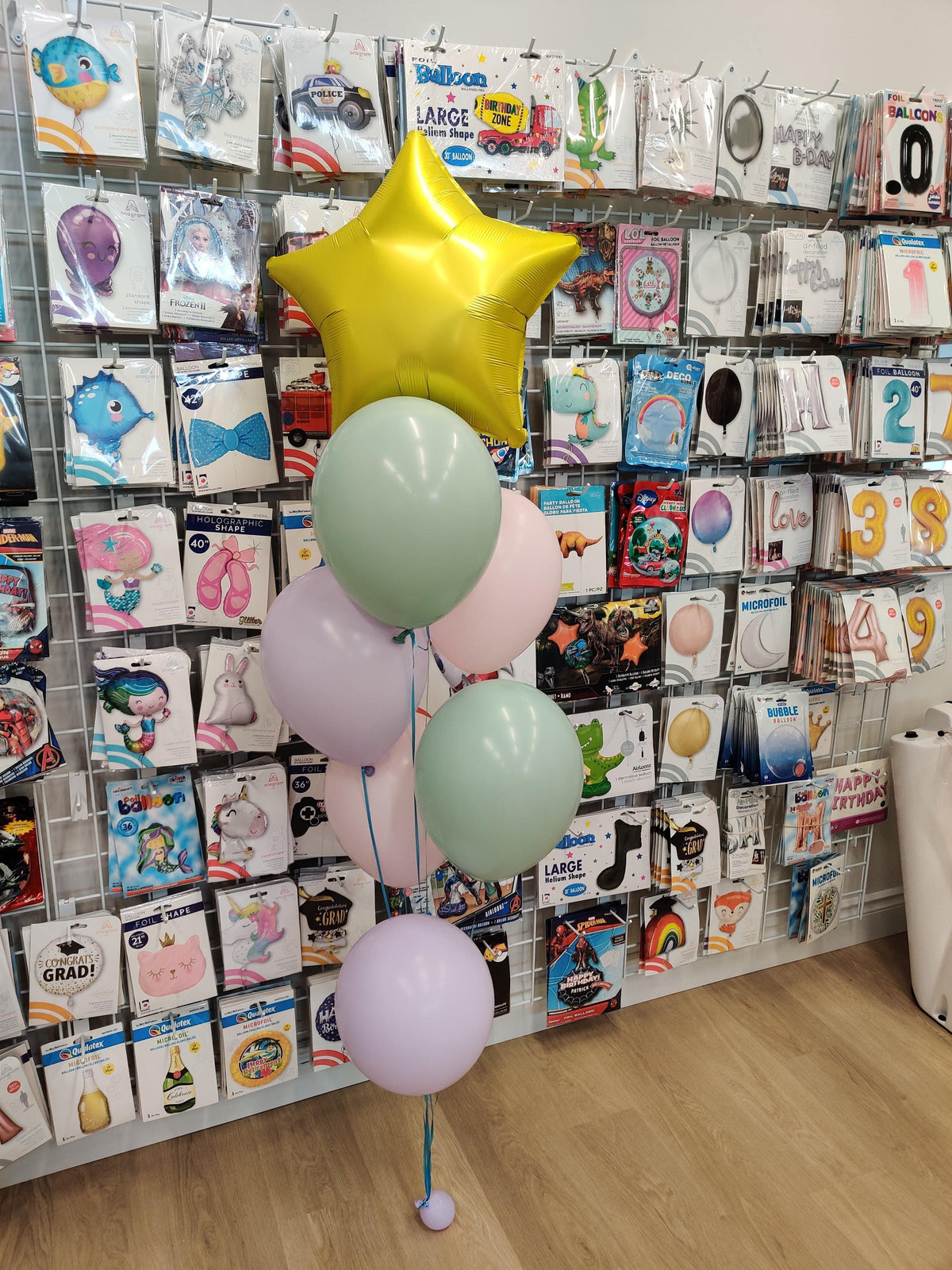 Stuffed Balloon with Stuffed Animal | Rainbow Flower Celebrate