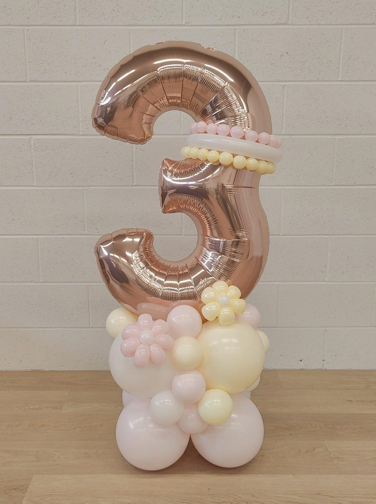 Custom Number Balloon Arrangement