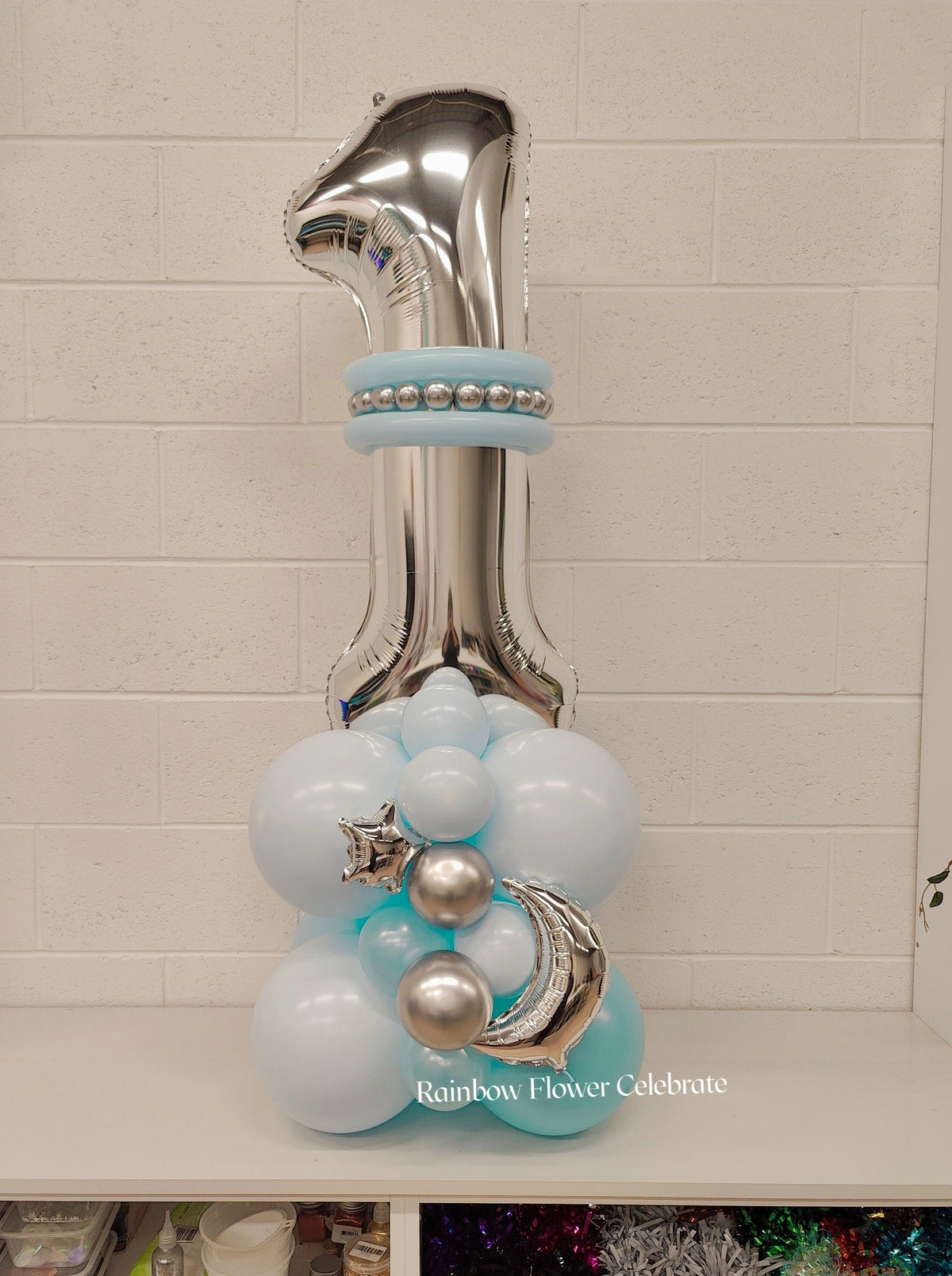Custom Number Balloon Arrangement
