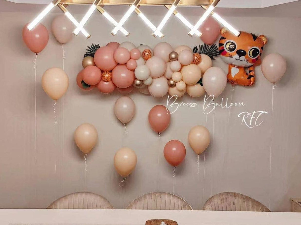 5 Ft Balloon Garland | Helium Balloons | Rainbow Flower Celebrate ...
